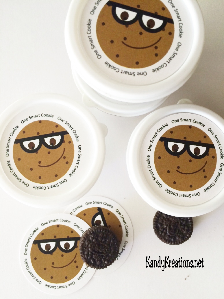 DIY Party Mom: One Smart Cookie Party Favor Sticker Printables