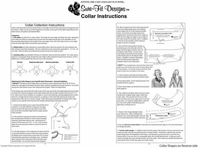 Sure-Fit Designs™ Blog: Whew...It's all done! Let's Sew (easy) Collars!