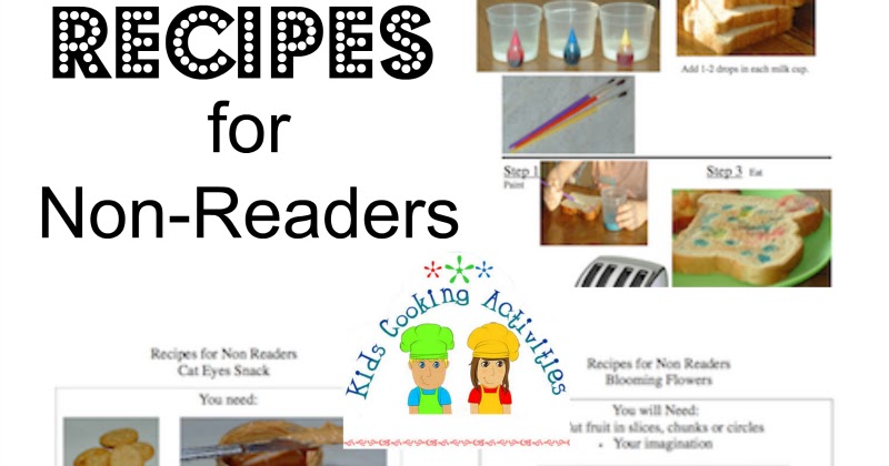 Non Reader Recipes- Picture Recipes