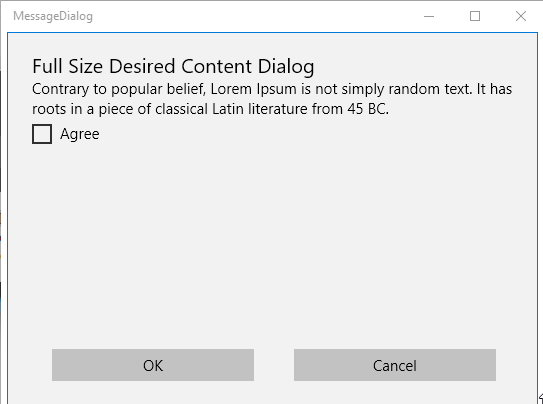 Message Content Dialog In Uwp App Jquery 2 Dotnet
