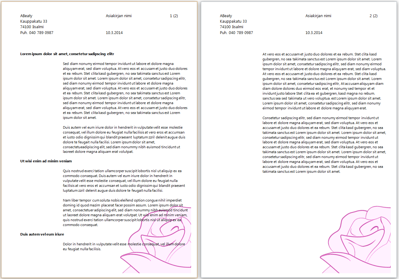 Opiskelublogi: 22. Asiakirjamalli