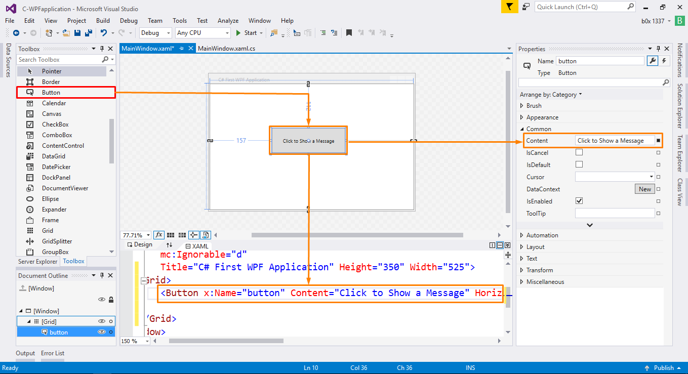 C# WPF Tutorial : Create First WPF Desktop Application | KODE AJAIB C# WPF Tutorial : Create First WPF Desktop Application | KODE AJAIB
