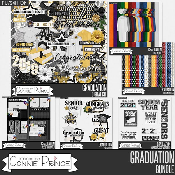 Connie Prince Digital Scrapbooking News: Final Sale day for "Graduation ...