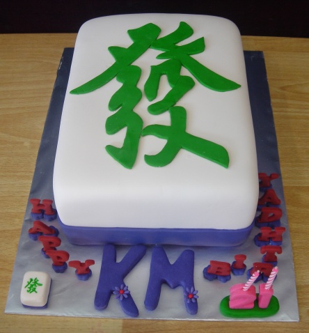 Yochana's Cake Delight! : Mahjong Tile Cake