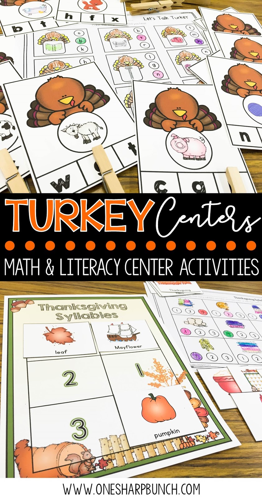 Turkey Life Cycle Activities - One Sharp Bunch