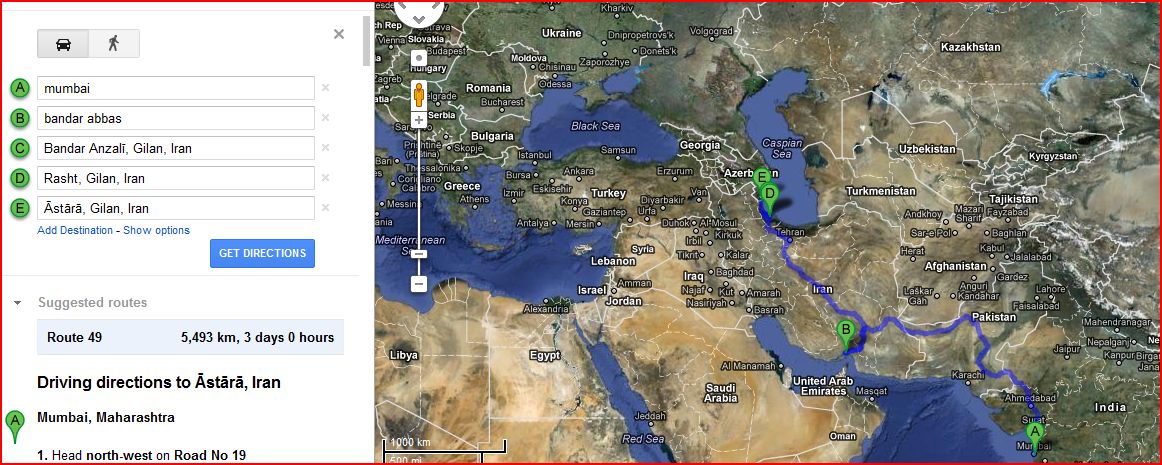 INSTC - International North-South Transport Corridor ~ Fantastic Fundas