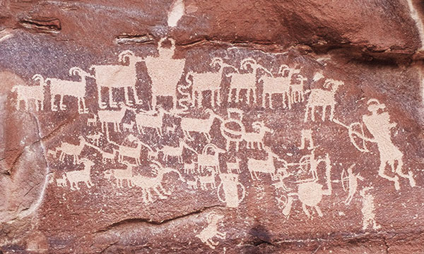 Native American rock carving symbols | Eve Warren : A History of...
