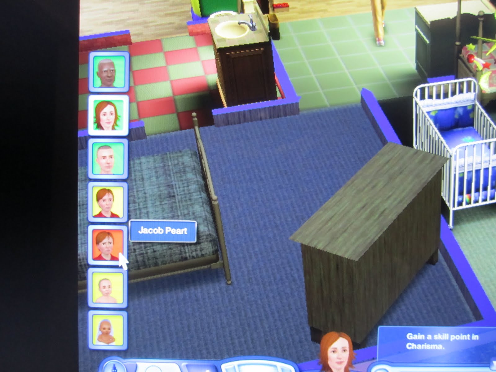 Inspired by Jacob: Crying; The Sims