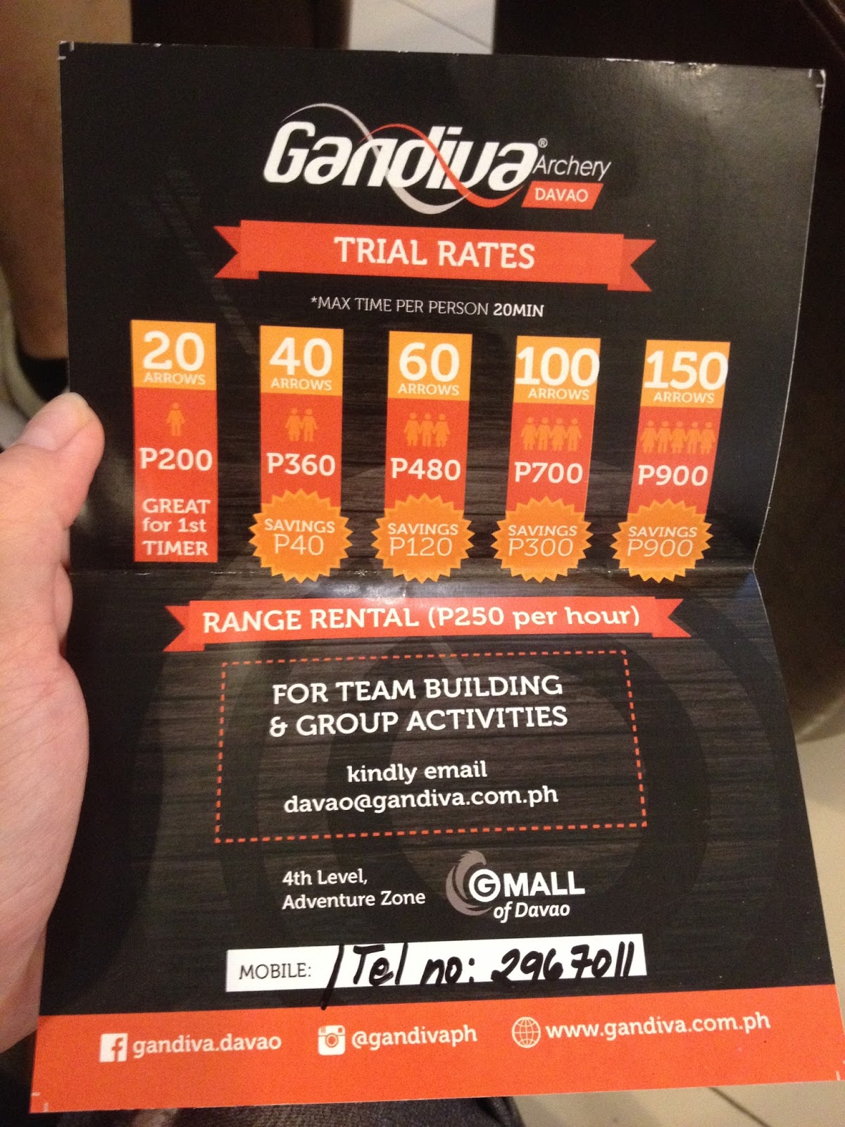 GANDIVA ARCHERY now in DAVAO CITY - I write random musings to keep me ...