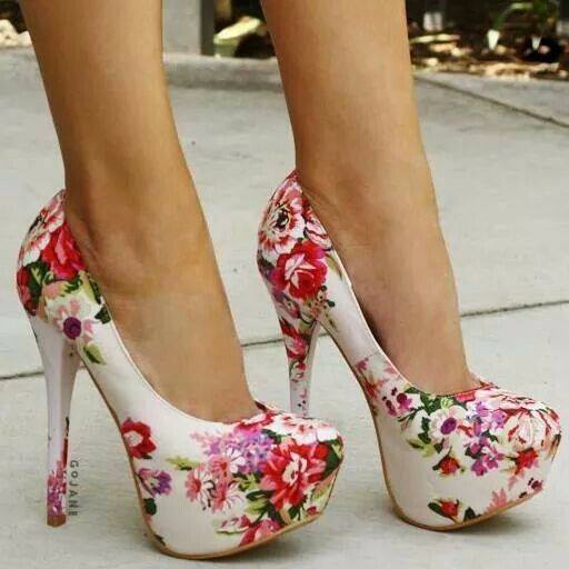 16 Modelos de zapatos con estampados florales tips para combinarlos ...