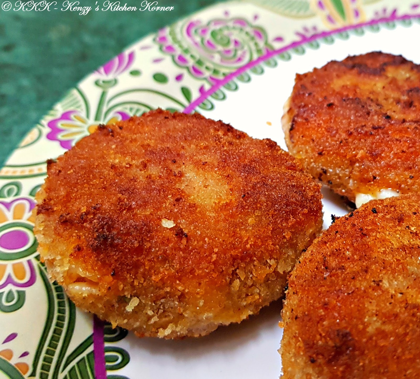 Kenzy's Kitchen Korner... : Cheesy Corned Beef Cutlets