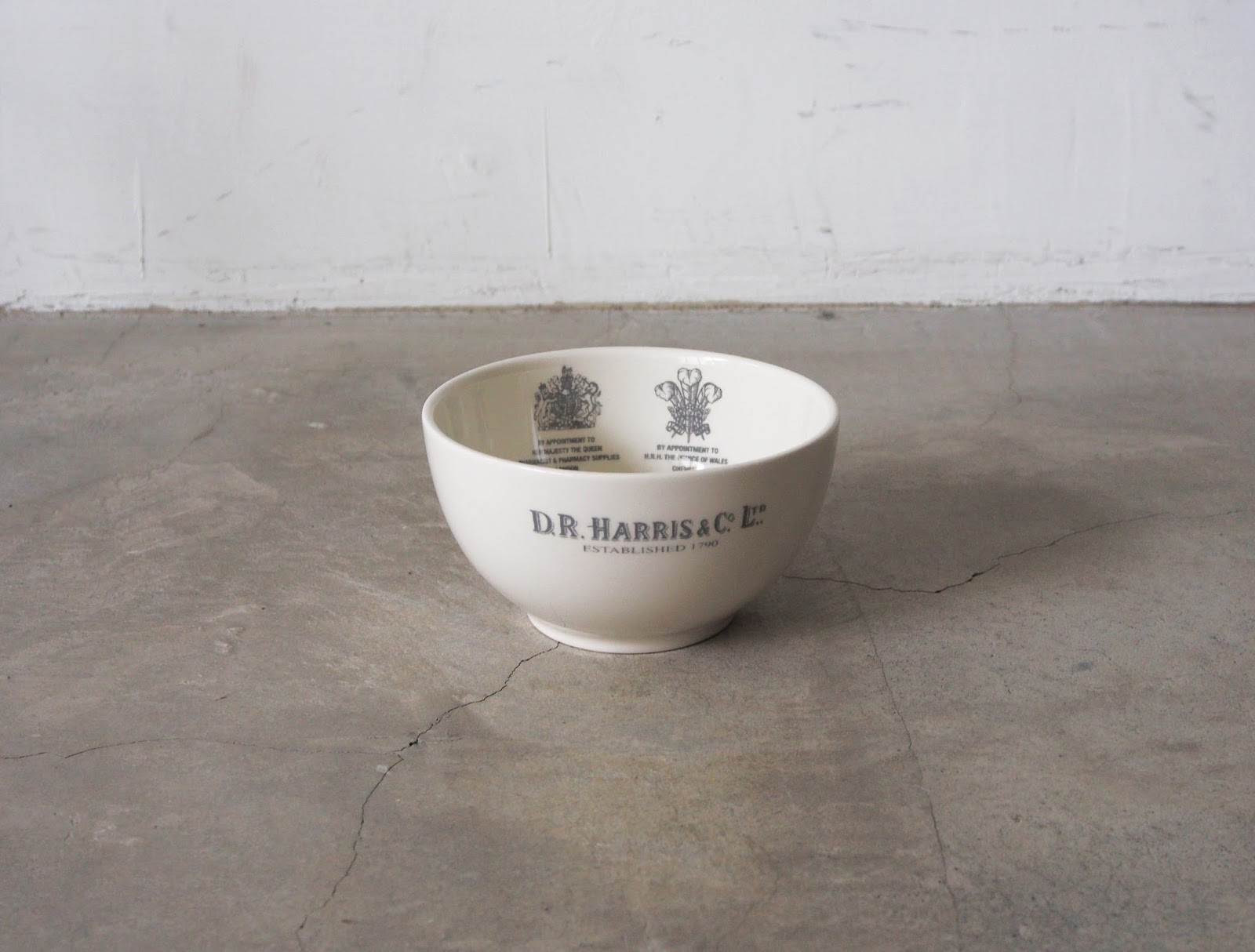 washida HOME STORE: DR.HARRIS | SHAVING LATHER BOWL