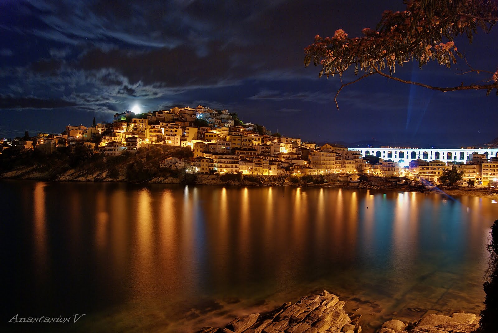 Anastastios V Photography: Kavala by Night