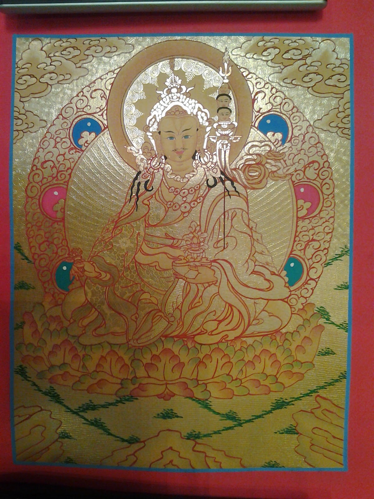Pundalika Thangka: 莲花生大士唐卡 Guru Padma Sambhava Thangka