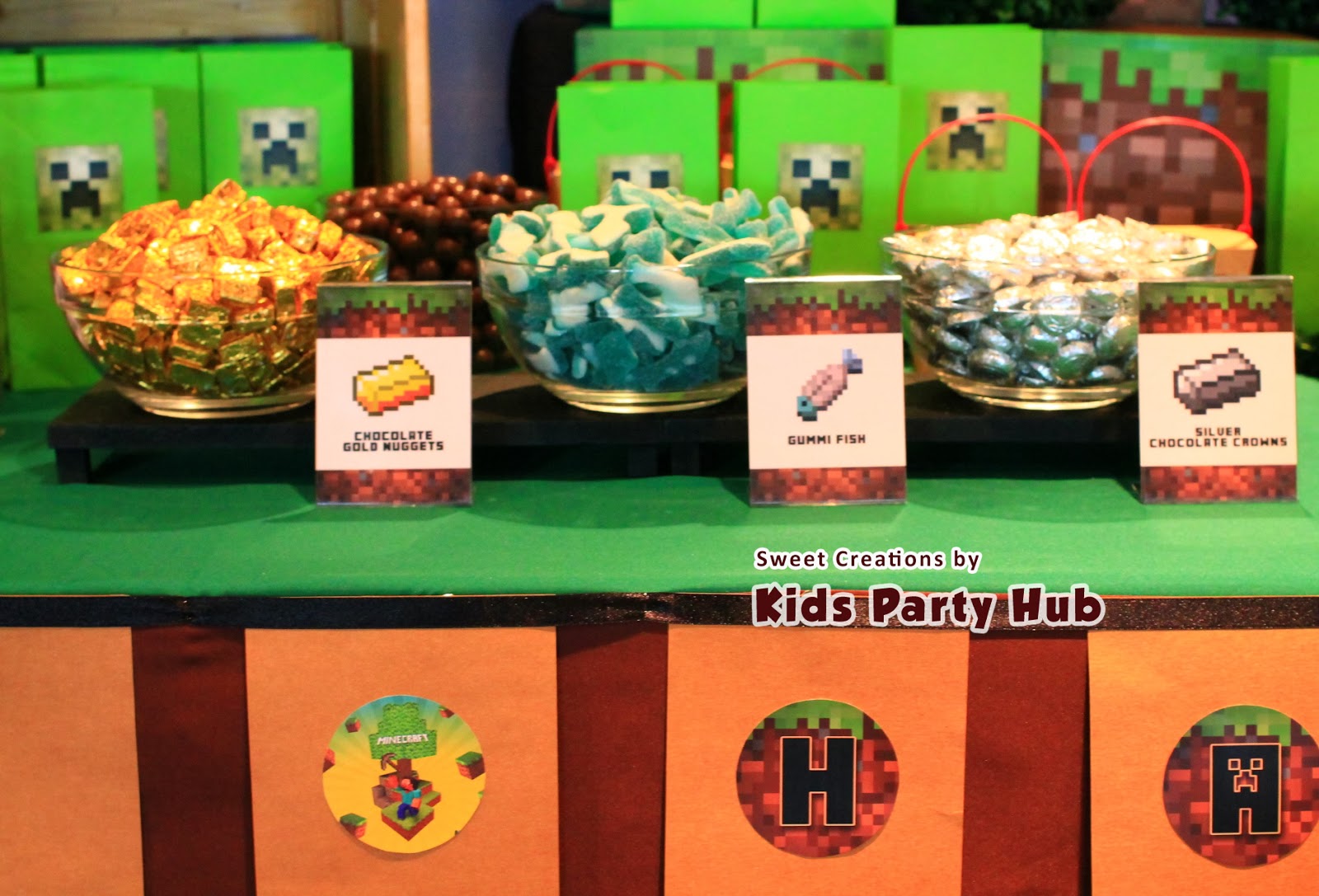 Kids Party Hub: Minecraft Party Candy Buffet