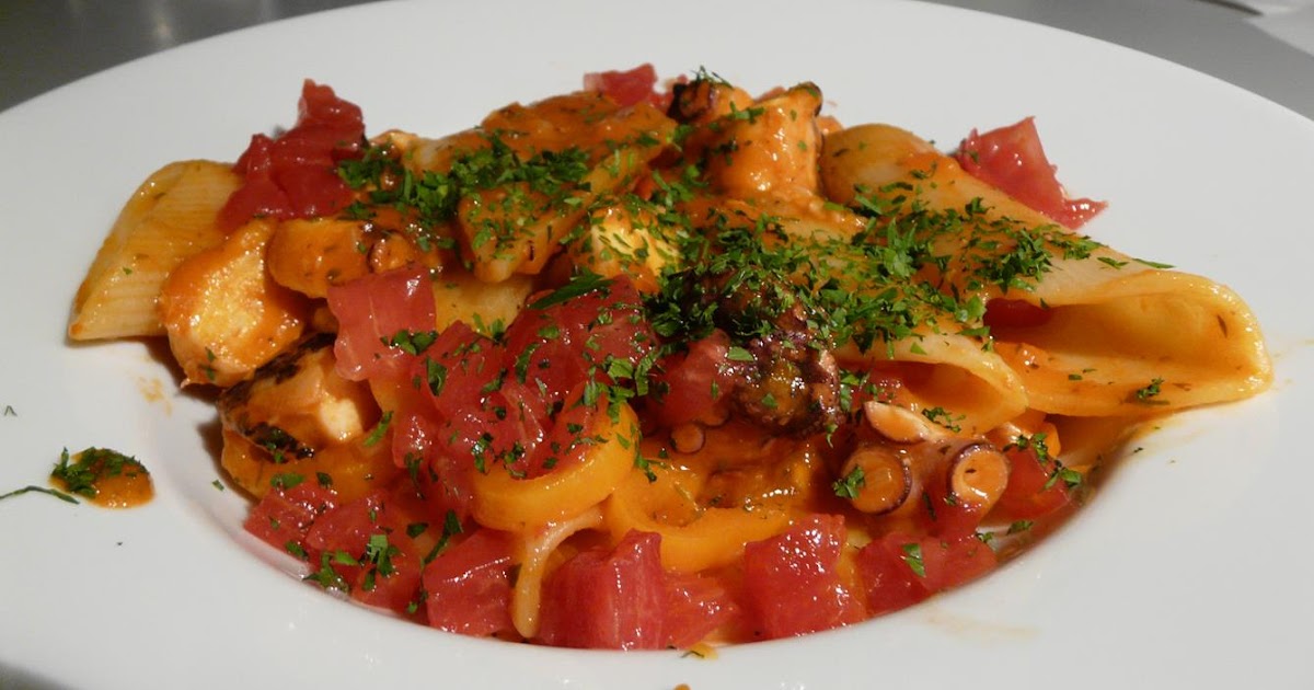 Kulinarische Welten zu Fisch- und Meeresfrucht: Pasta Pulpo