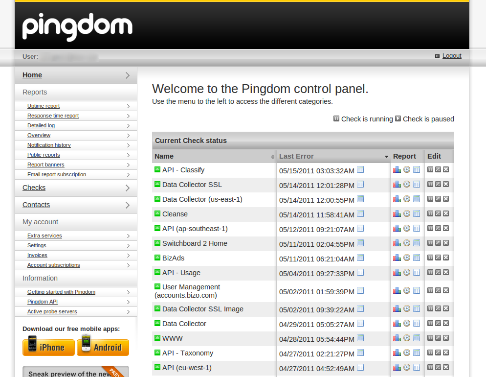 bizo developer blog: Synchronizing Stashboard with Pingdom alerts