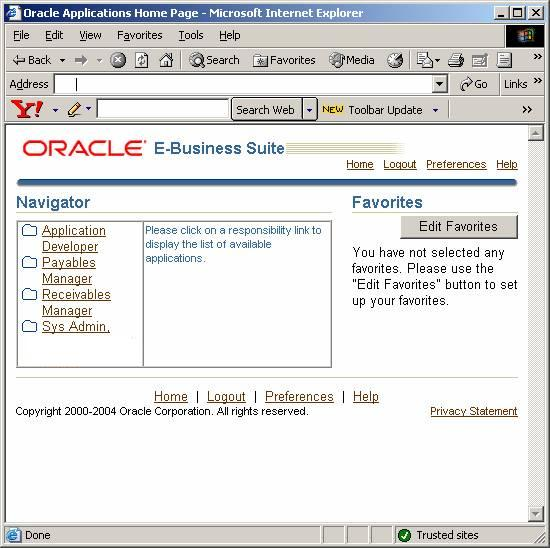 Getting Started with Oracle Applications Getting Started with Oracle Applications