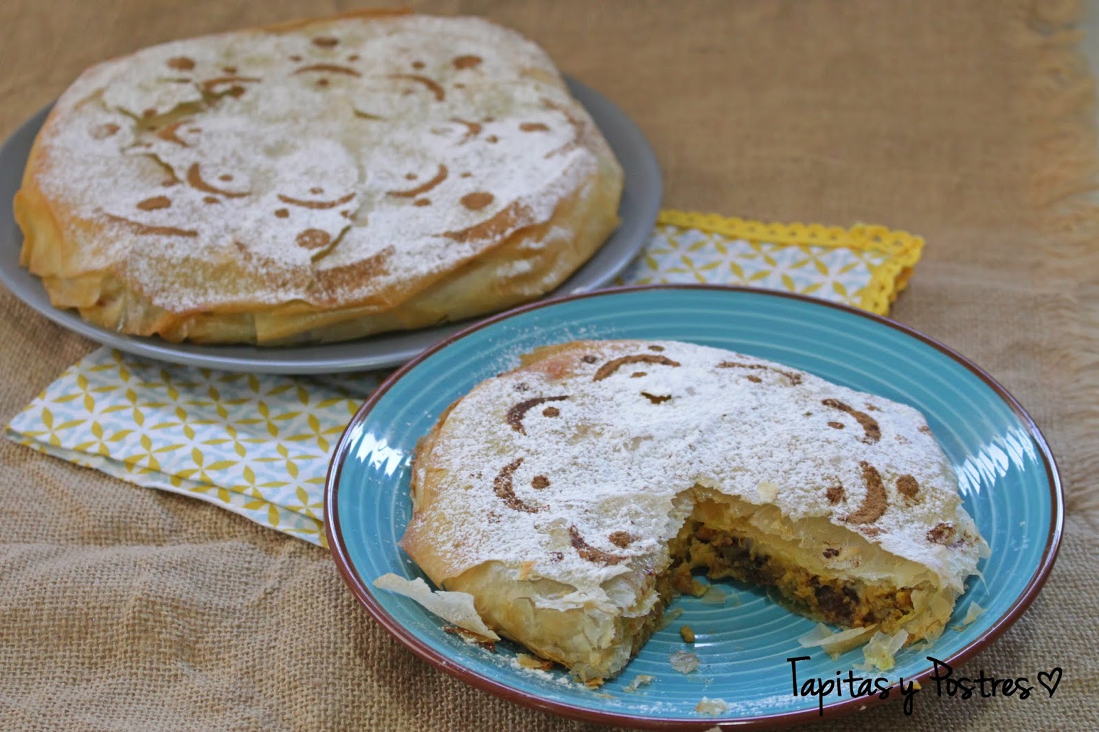 Tapitas y Postres: Pastela marroquí de pollo