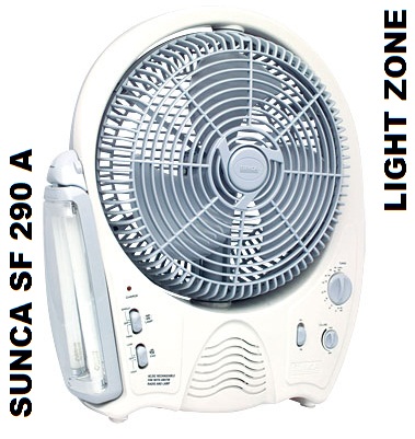 SUNCA RECHARGEABLE FANS WITH EMERGENCY LED LIGHTS - COLLECTION - 2014 ...