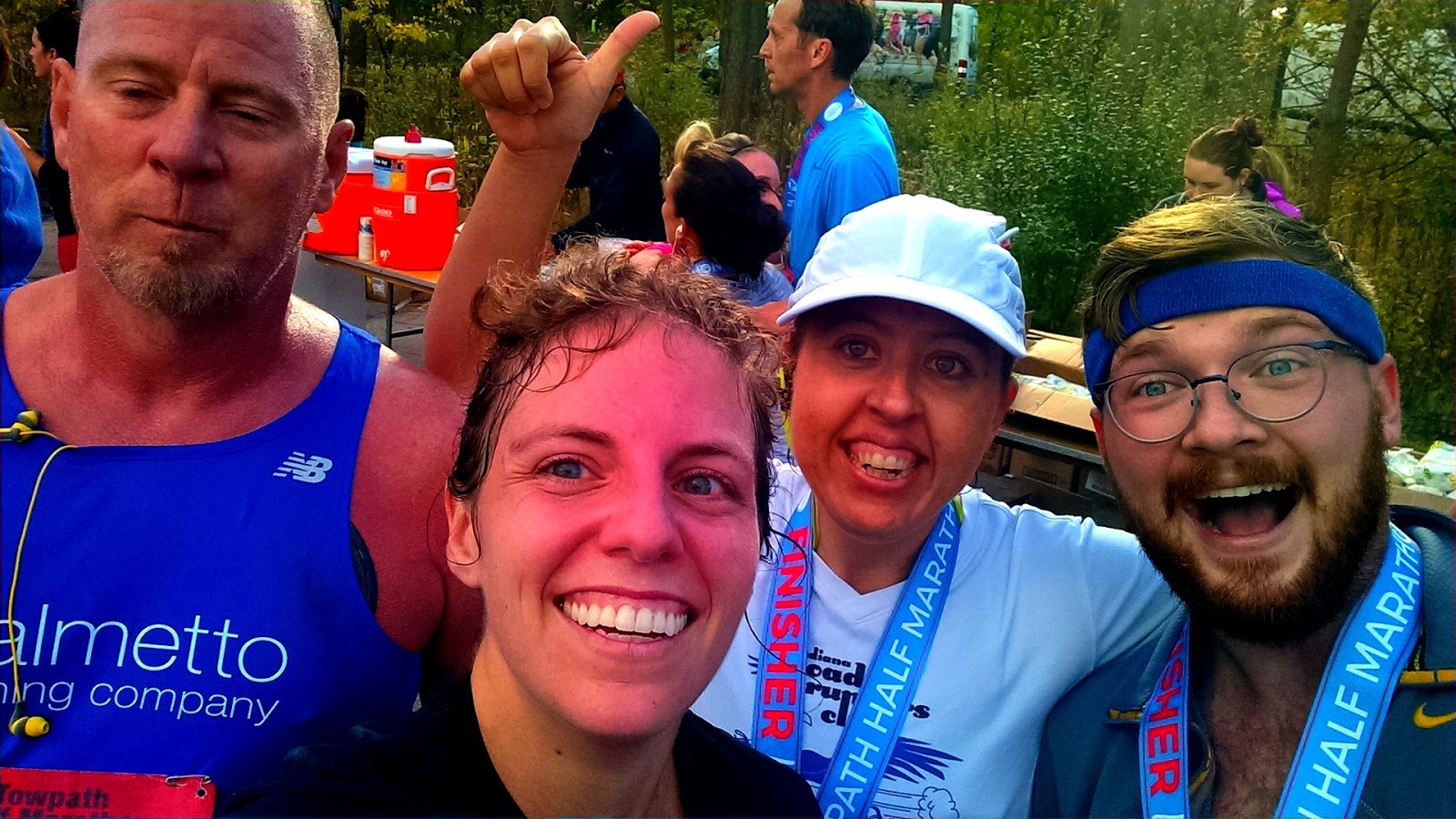 Running Crew at Towpath Marathon Half