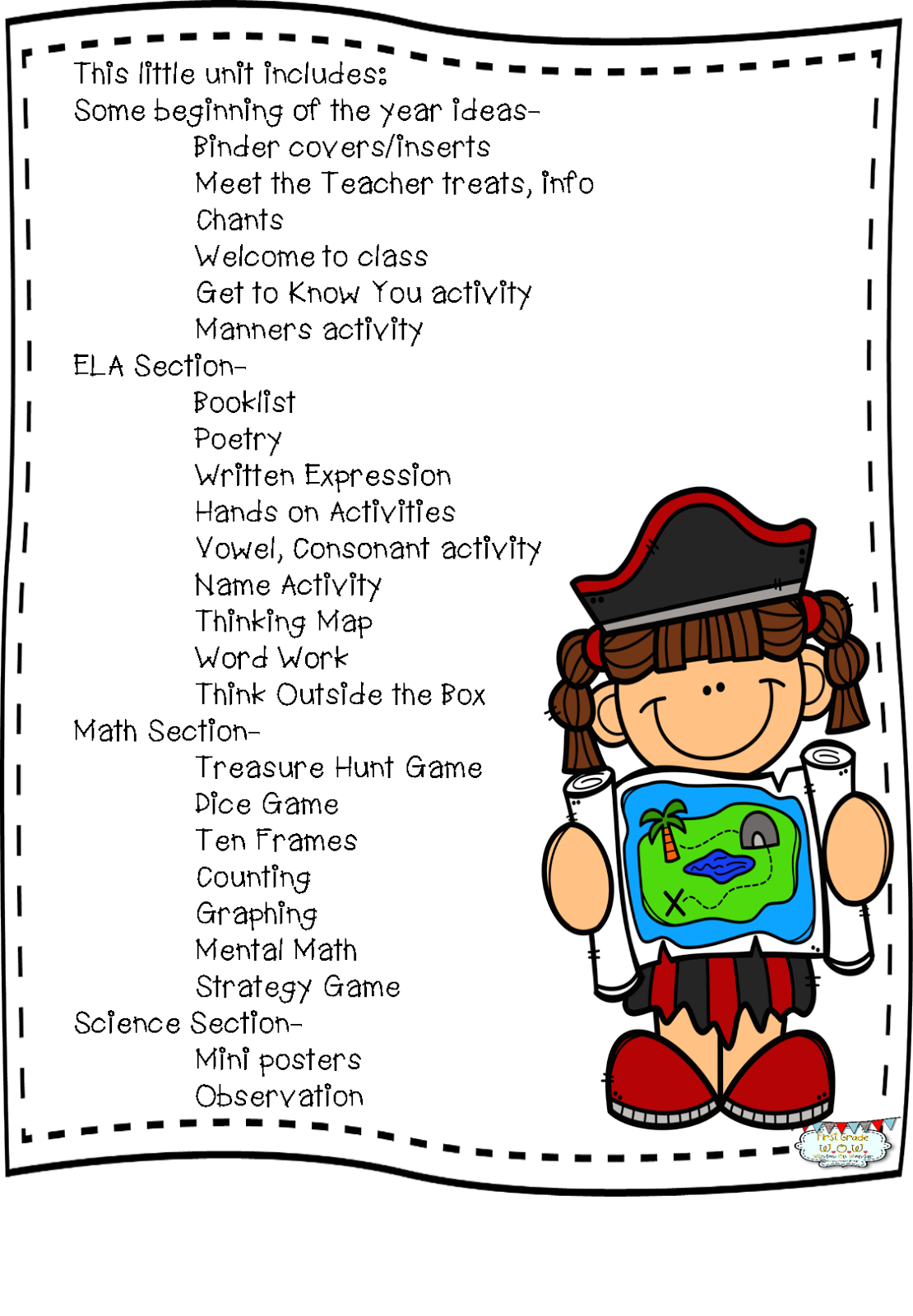 First Grade Wow: AARGH you ready for a new school year? Pirate Unit and ...