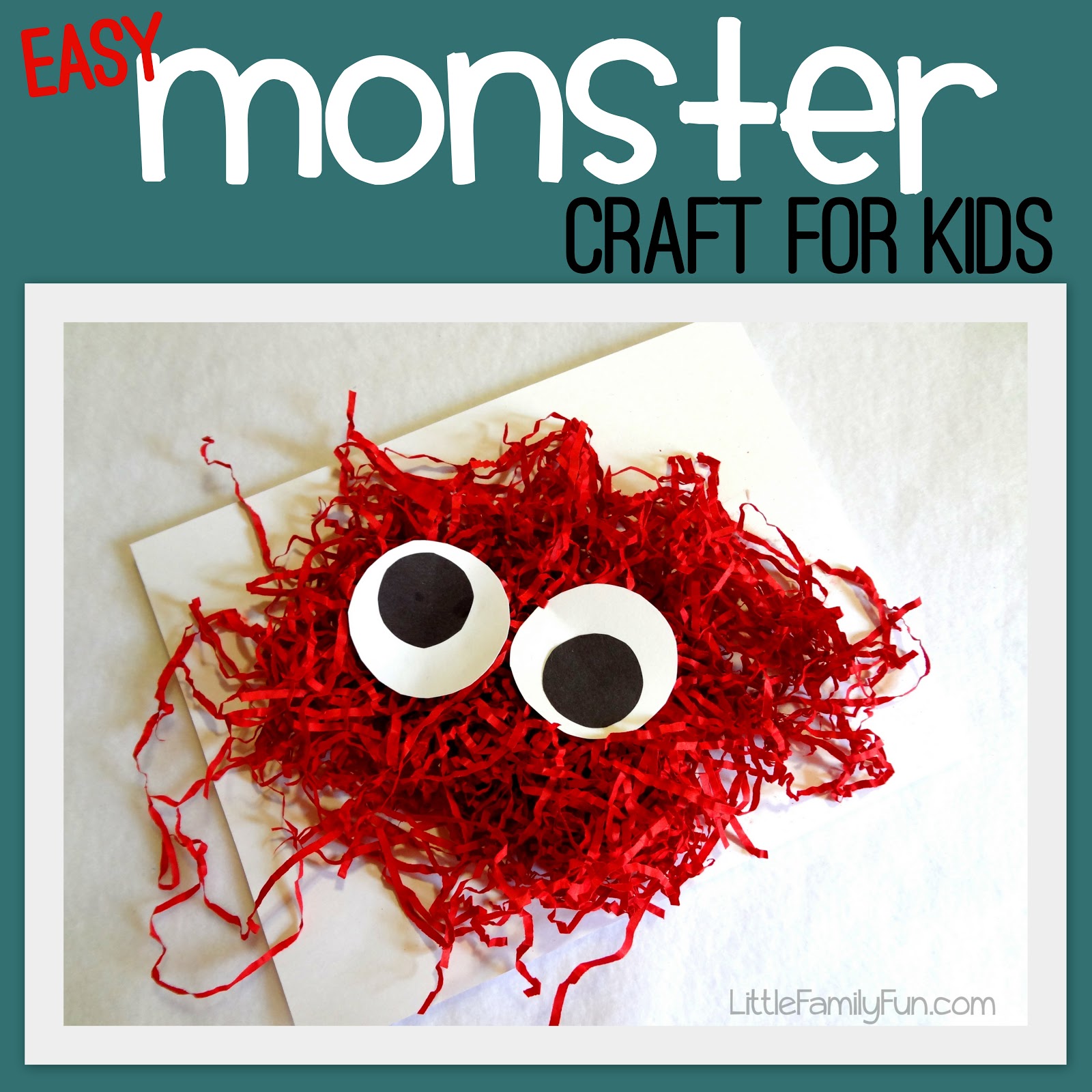 Little Family Fun: Easy Monster Craft