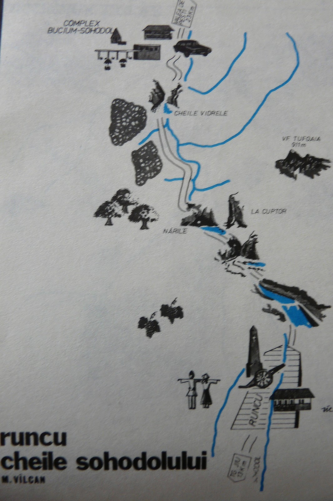 plecat de acasă: Schiță traseu: Runcu- Cheile Sohodolului, Munții Vâlcan