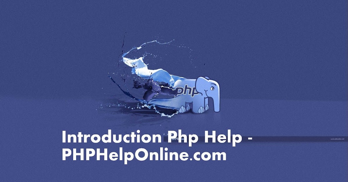 Introduction Php Help: What Is Mysql Php Help
