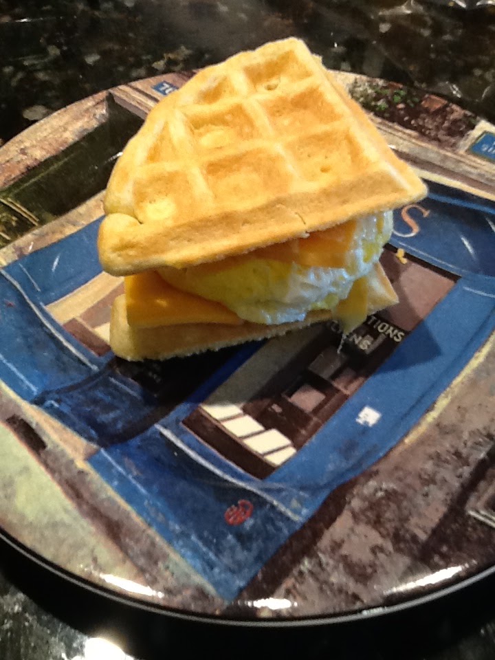 Sue's Kitchen Digest: Waffles and Waffle Breakfast Sandwiches