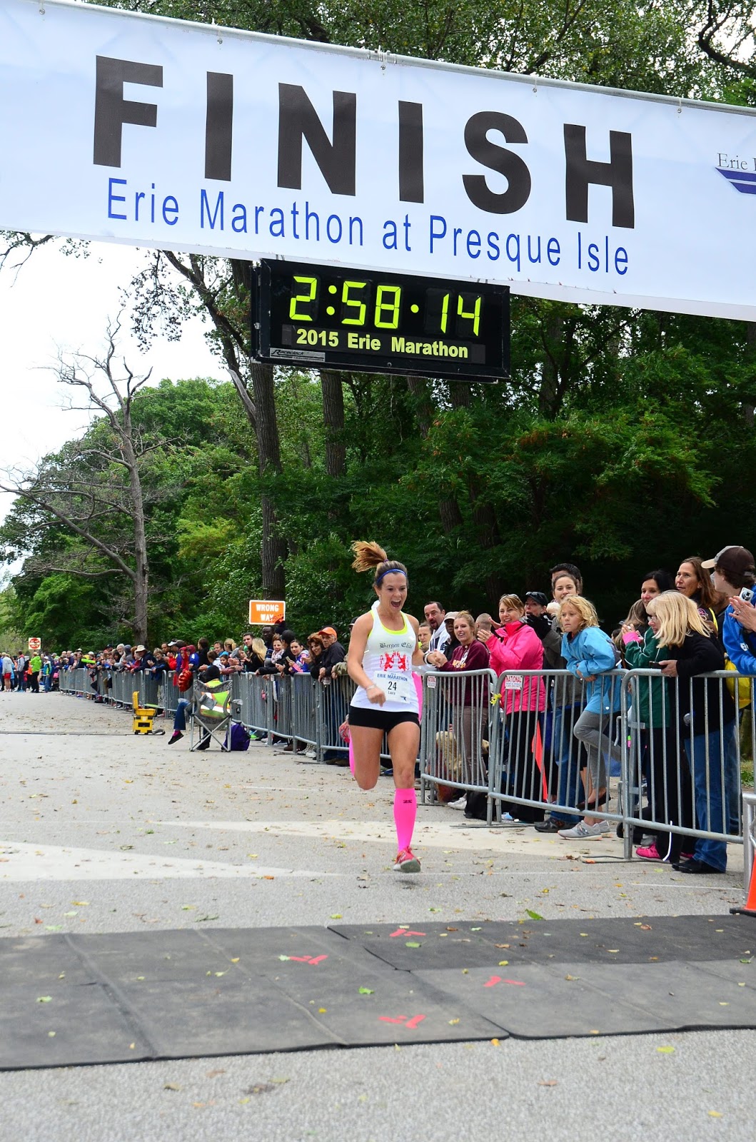 Catching my Breath: Erie Marathon 2015 {Sub-3!}