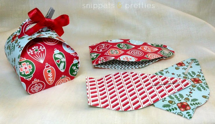 Snippets and Pretties: Curvy Keepsake boxes