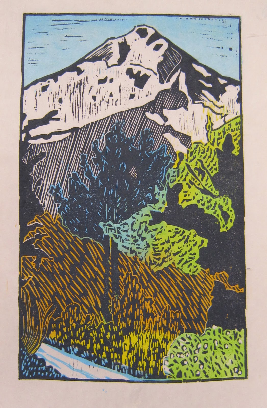 TWELVE VIEWS OF LONE CONE: JAPANESE-STYLE WOODCUT PRINTMAKING & THE ...