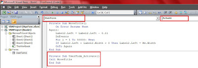 Excel VBA Tips: MOVING TITLE FOR USERFORM