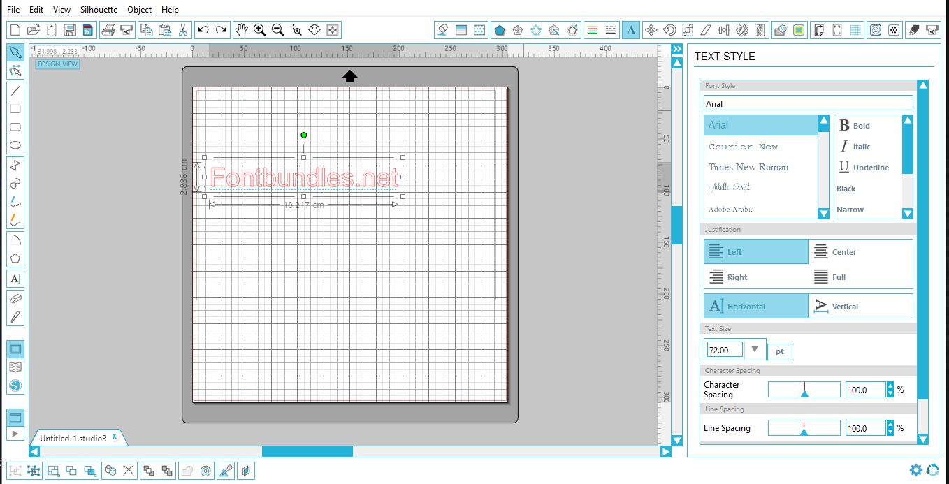 Text basics in Silhouette | Design Bundles
