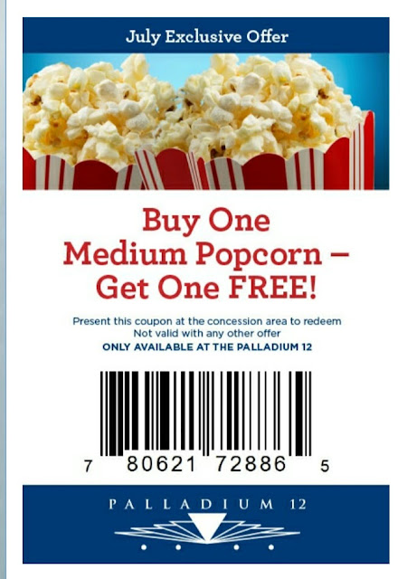 FREE IS MY LIFE: COUPON: BOGO FREE Medium Size Popcorn in July at ...