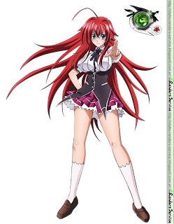 Rias Gremory Colouring Pages