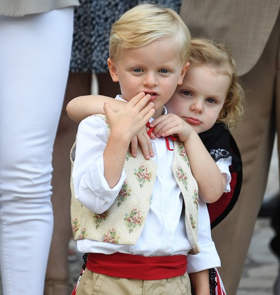 Prince Albert, Charlene and their children attend the Monaco annual picnic