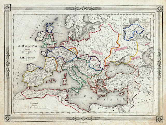 Mapa Galicia en siglo V - SeráHistoria