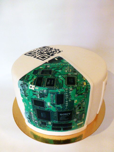 CakeSophia: QR code cake