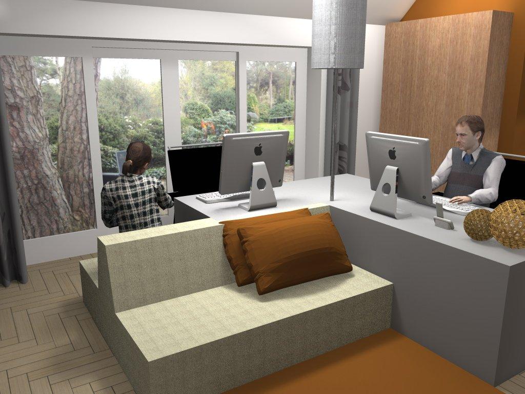 Arnoud Herberts Interieurarchitect: Ontwerp multifunctionele werkruimte ...