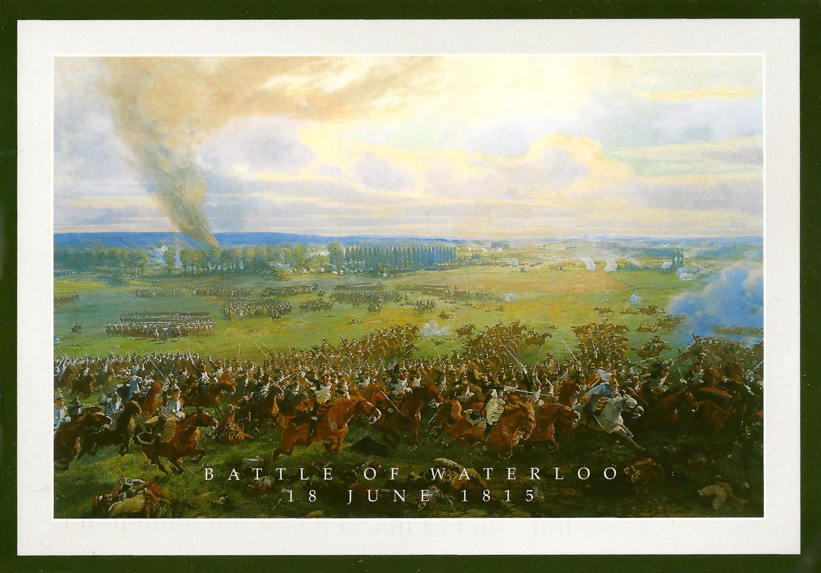 My Favorite Postcards: The Battle of Waterloo, June 18, 1815