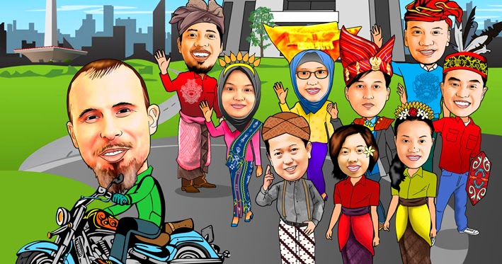 PESAN KARIKATUR MURAH: Karikatur Ramai-ramai