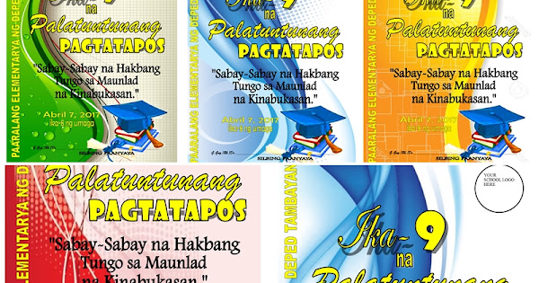 Ready Made Graduation Program Cover in Easy to Edit and Customize ...