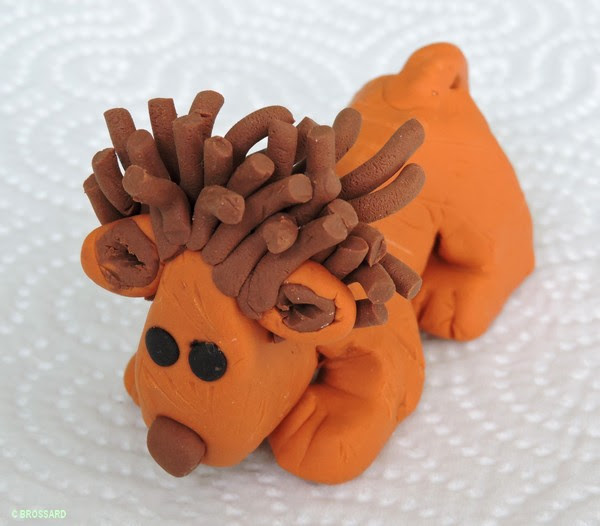 BIENVENUE CHEZ LE RAT MUTANT: MES CREATIONS EN PATE FIMO : UN LION ET ...