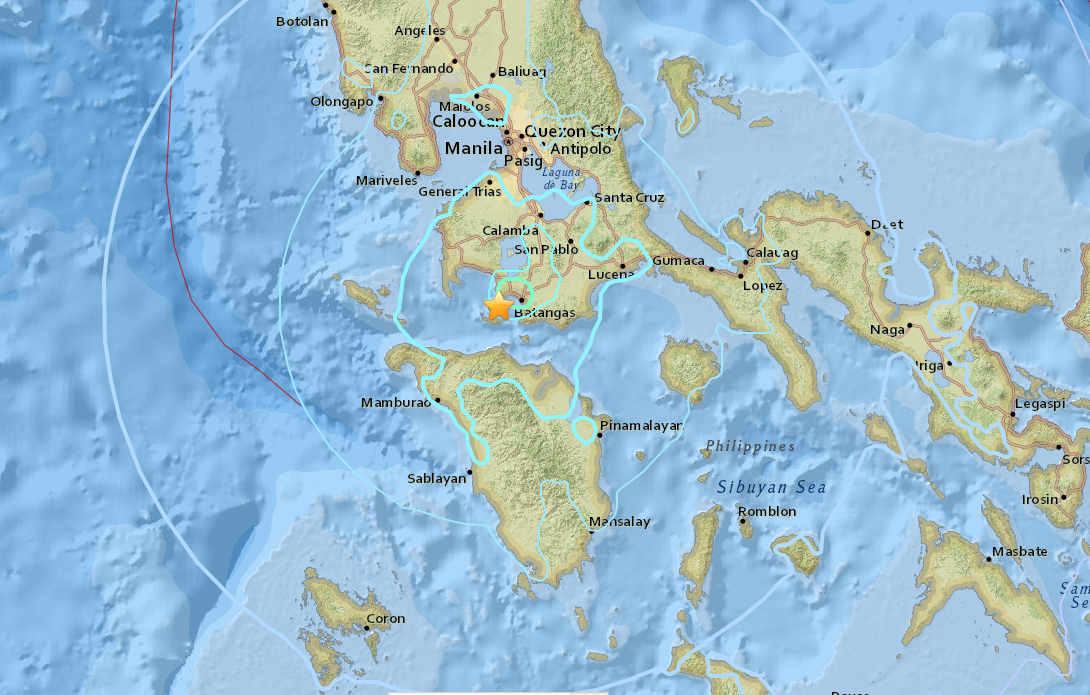 The Big Wobble : Another major quake disqualified: Mag 6. - 1km SSW of ...