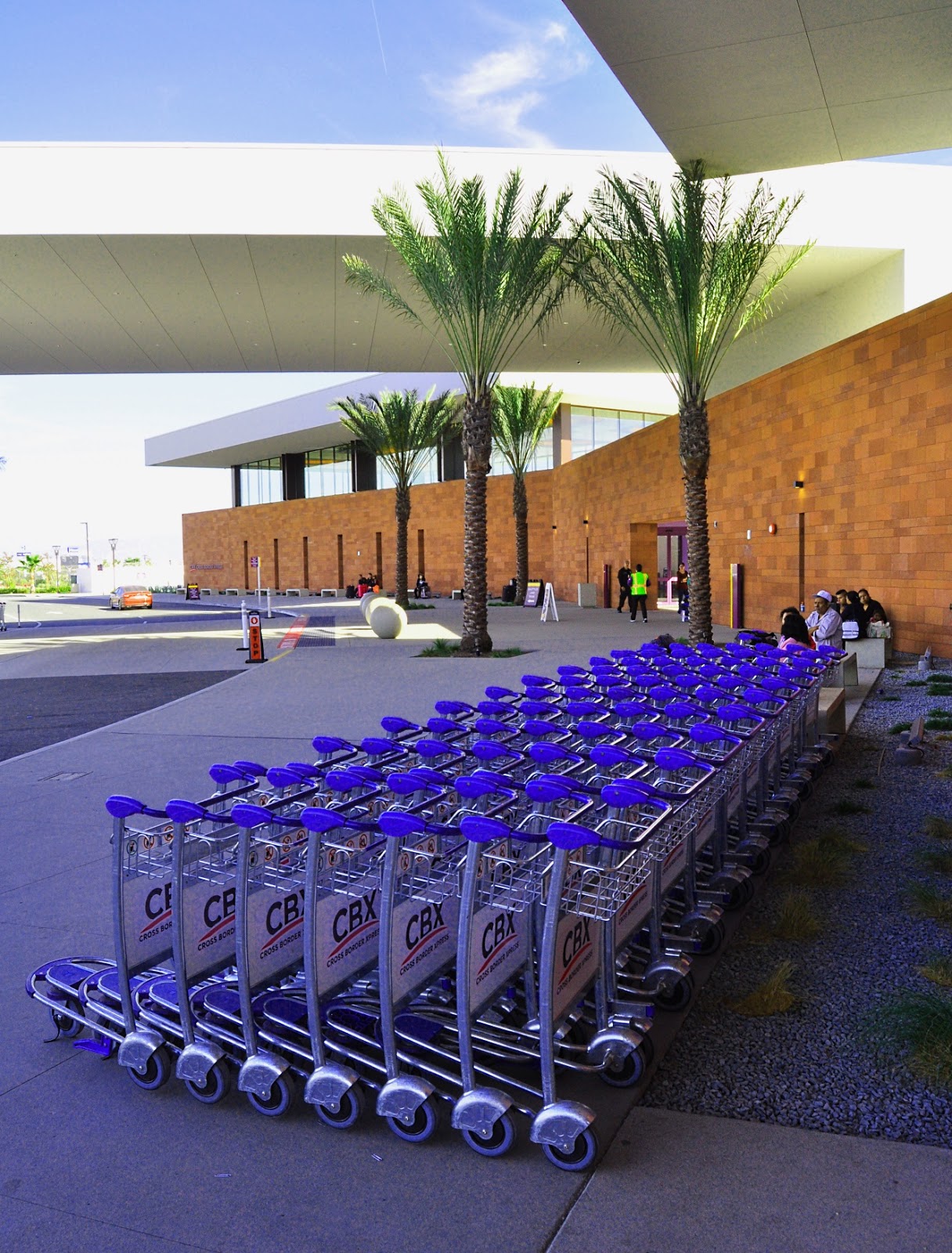 The Cross Border Xpress (CBX) skybridge to the Tijuana Airport