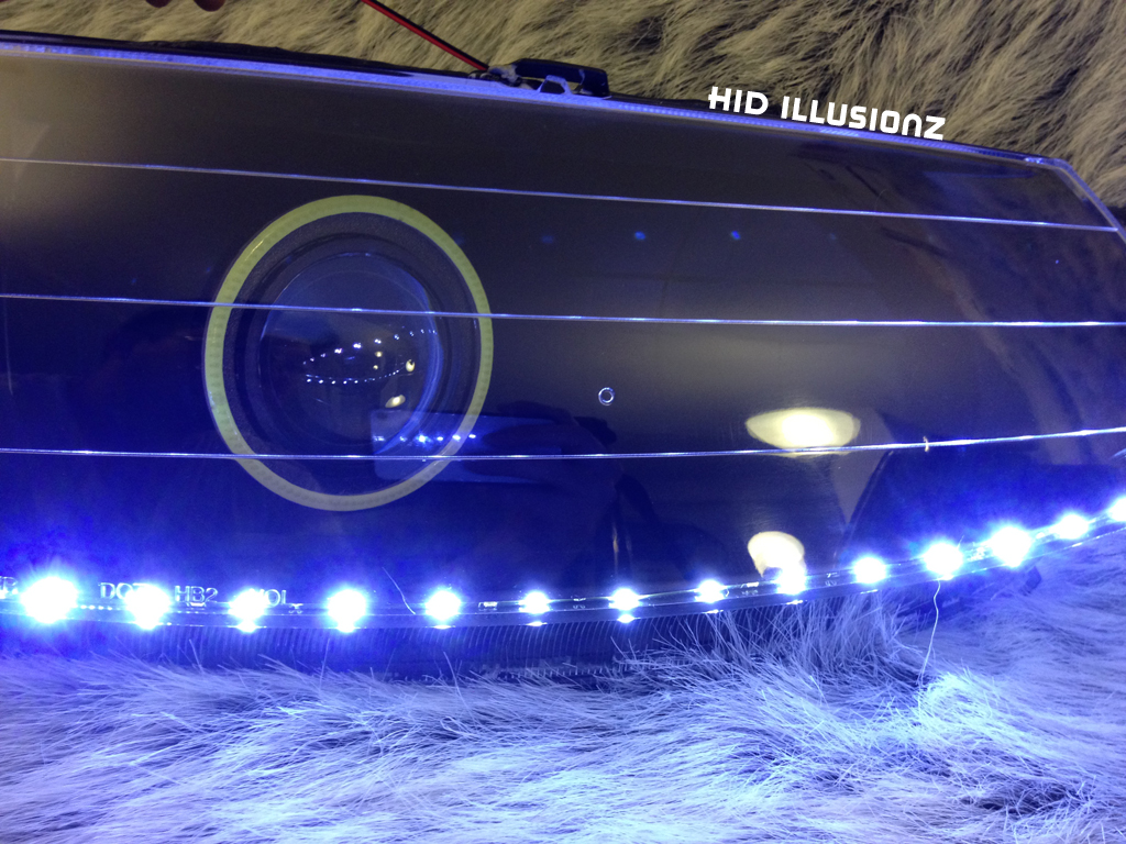 HID ILLUSIONZ: Toyota Solara Morimoto Mini H1 Iris LED Angel Eyes & LED ...