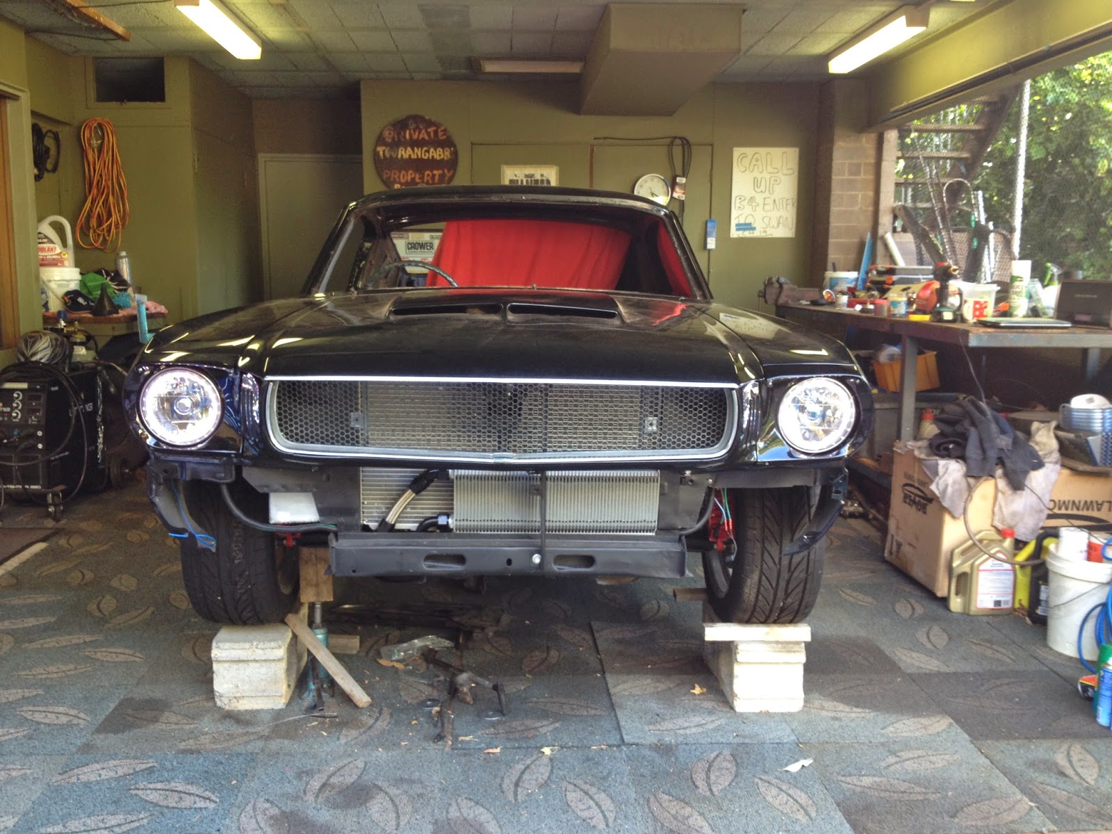 1966 Mustang Fastback Restomod: Installation of "Front End" panels and ...