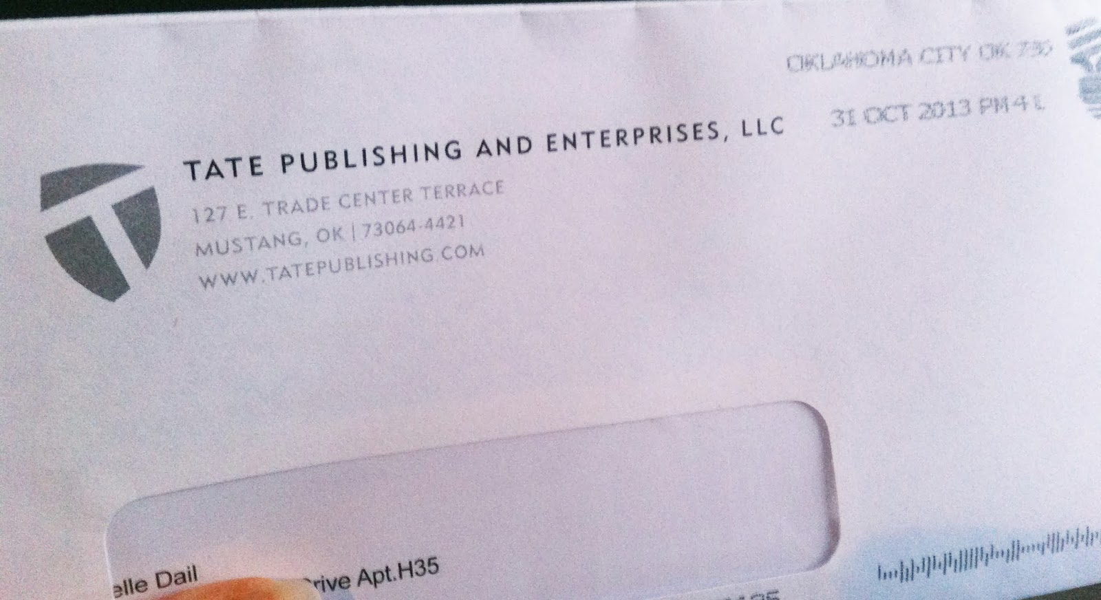 Danielle Dail: My first royalty check finally arrived!